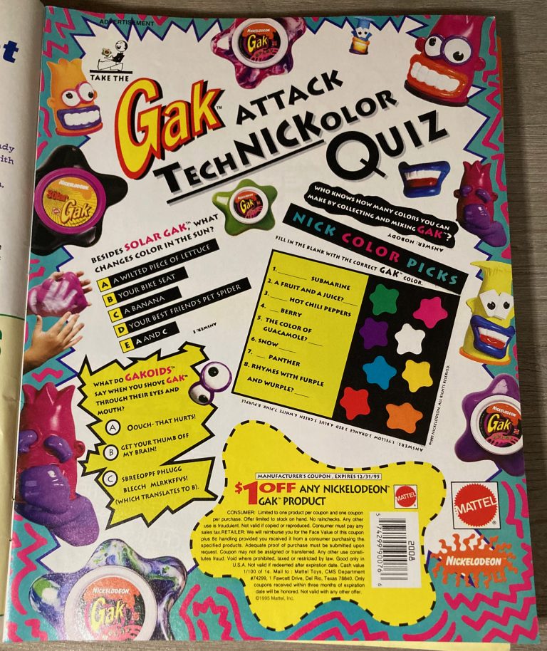 Nickelodeon Magazine First Monthly Issue – Retro Nickelodeon Finds